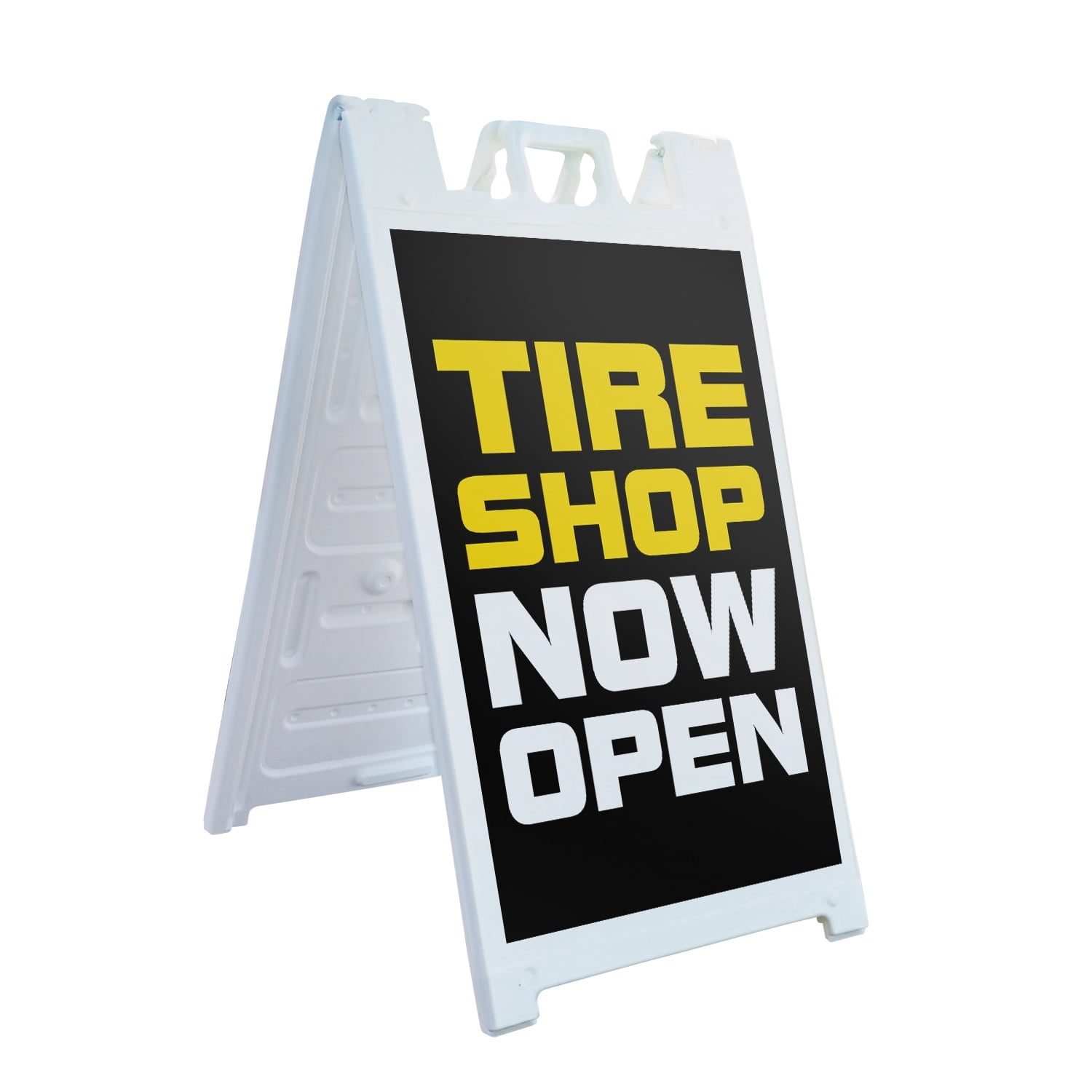 Tire Shop Now Open 24" x 36" Double Sided A-Frame Sidewalk Sign ...