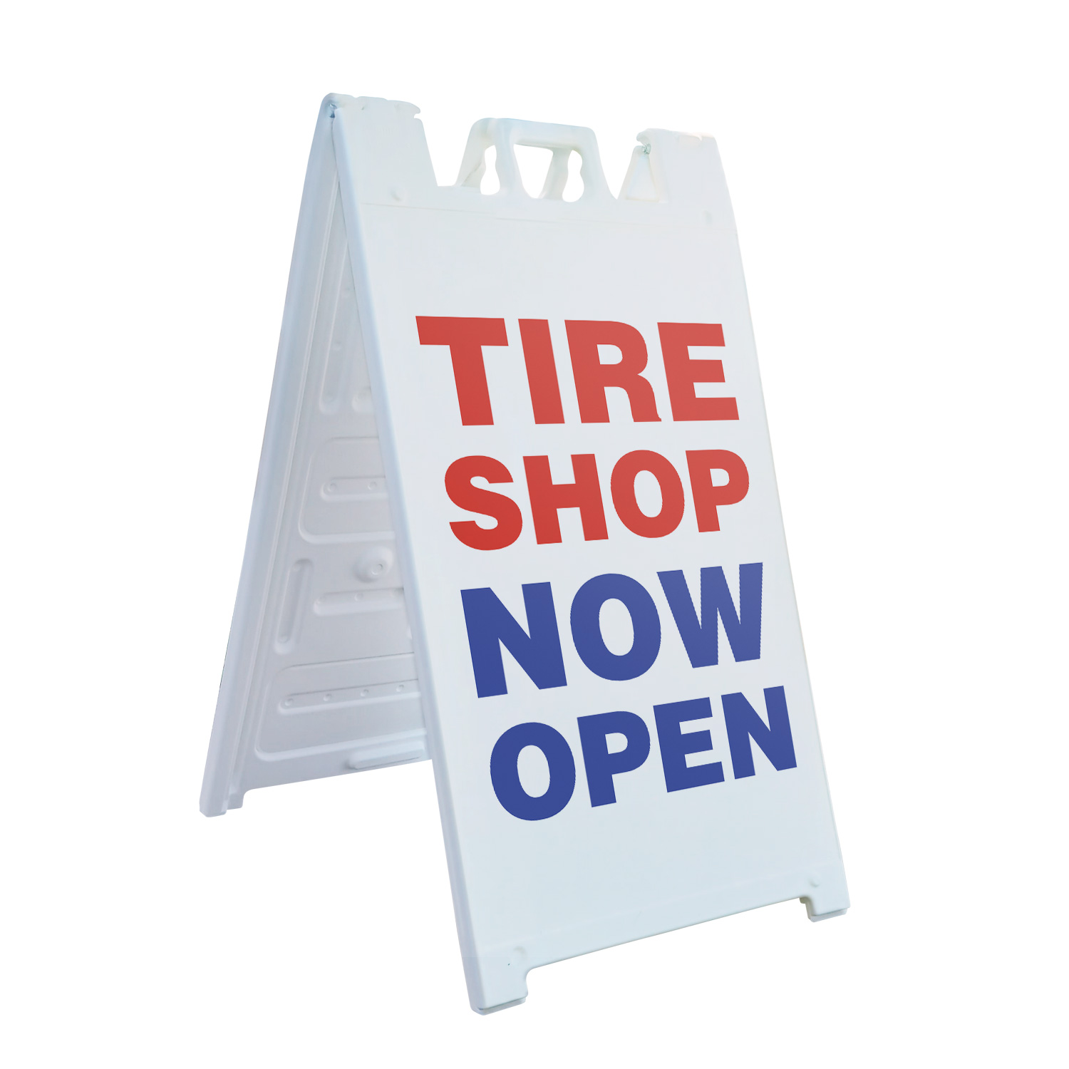 Tire Shop Now Open 24" x 36" Double Sided A-Frame Sidewalk Sign ...