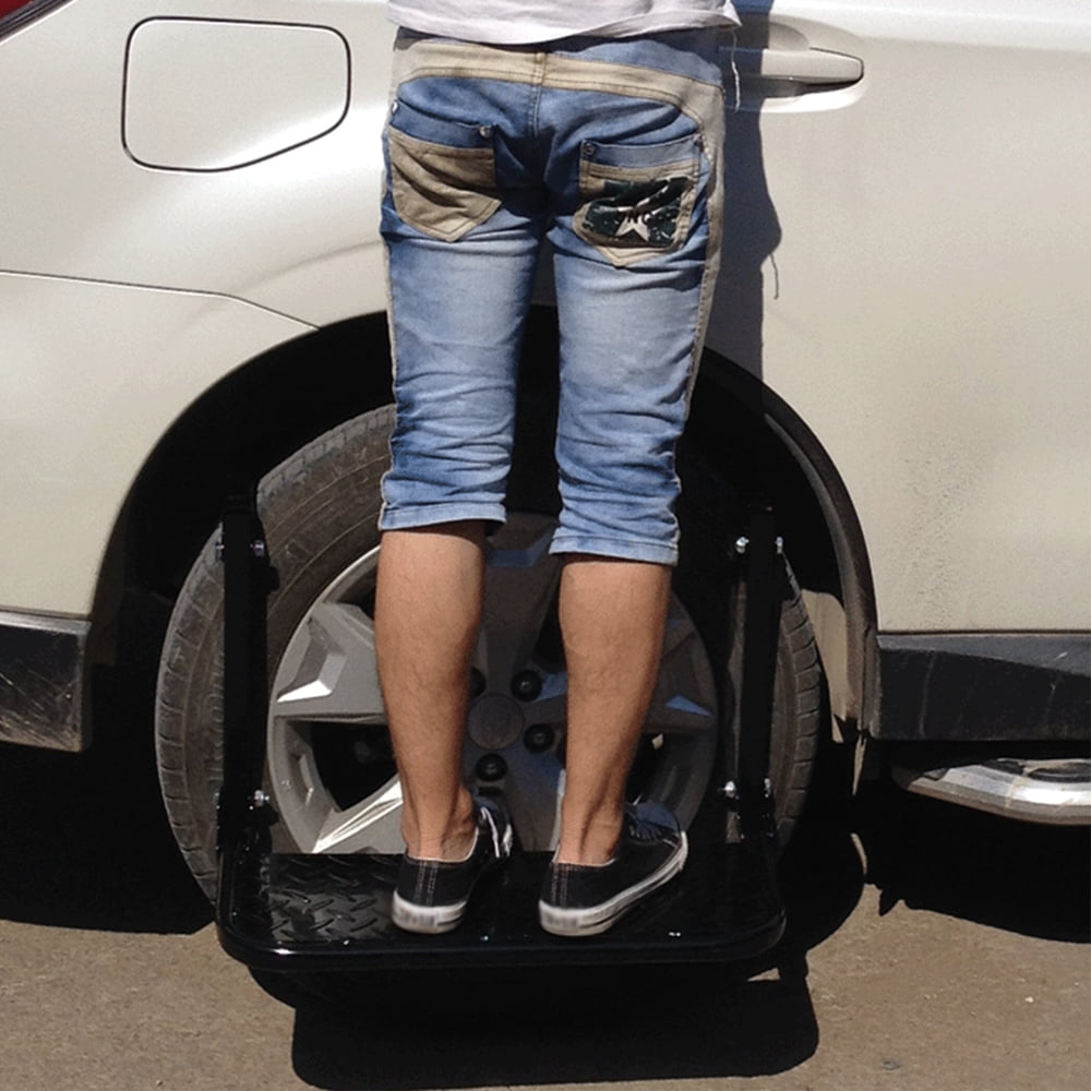 Tire Step,With Adjustable And Max. Load Suv Tire Car Ladder And -slip ...