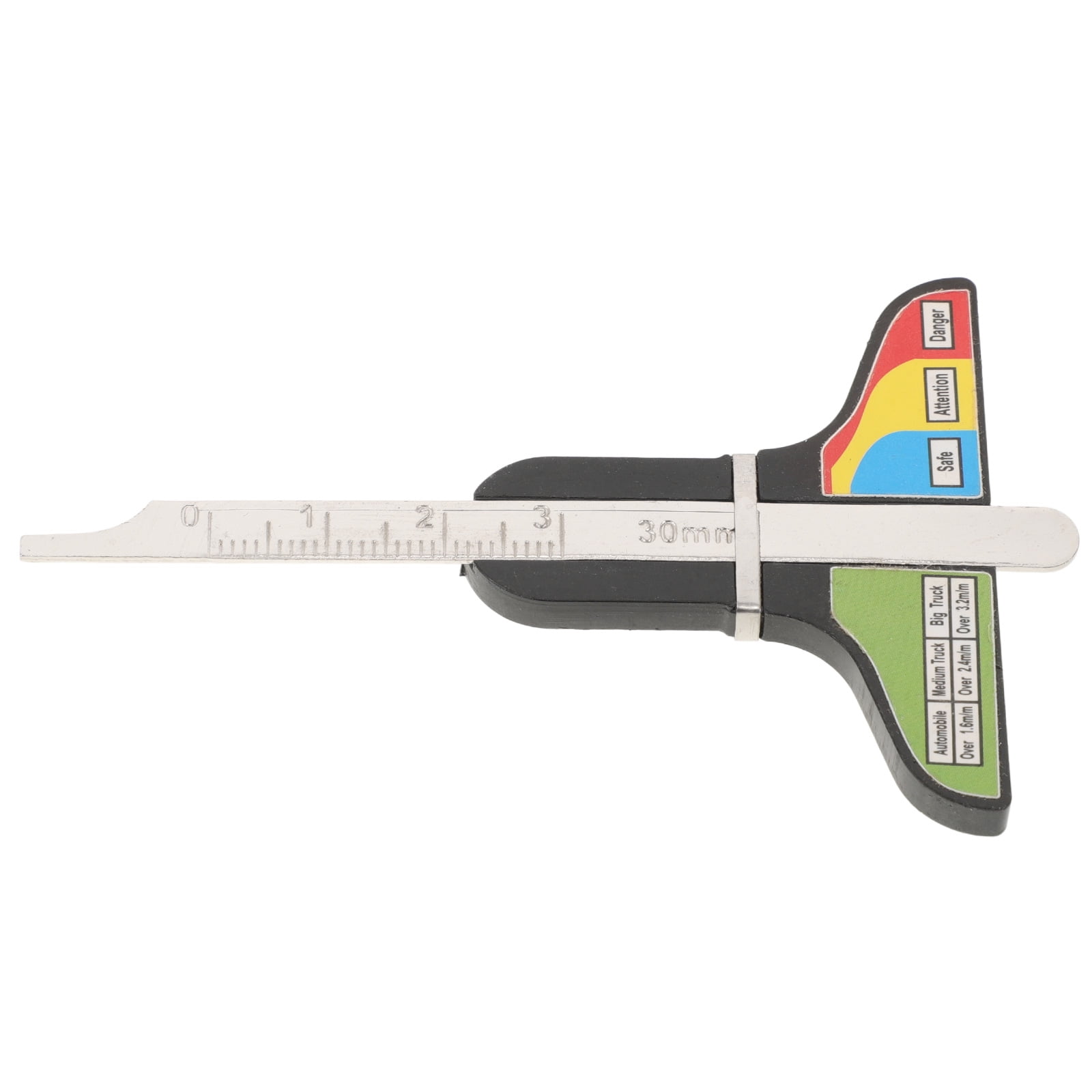 Tire Tread Depth Gauge Tool Metal Tire Treads Depth Gauge Caliper Car ...