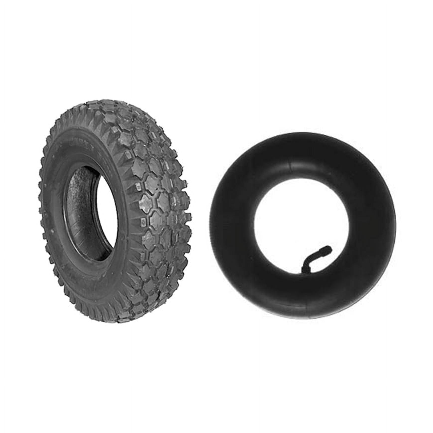 (Tire & Tube Combo) 410X350X5 Stud/2 Ply (Tube Type) Pneumatic Tire ...
