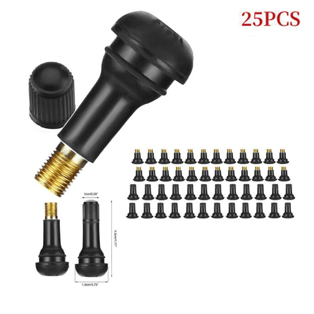 Tire VALVE STEMS TR 413 Snap-In Car Auto Short Rubber Tubeless Tyre ...