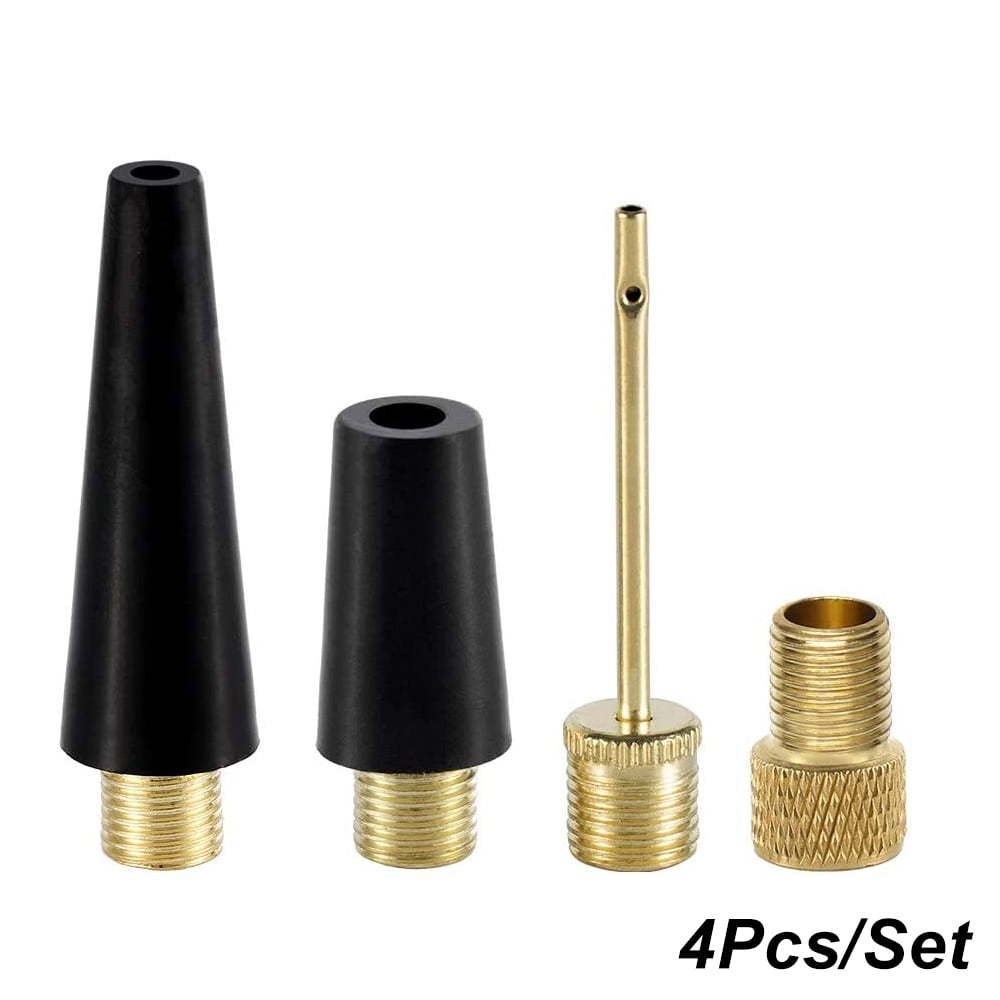 Tire Valve Adapter Ball Pump Needle Balloon Nozzle Inflation Kit for ...