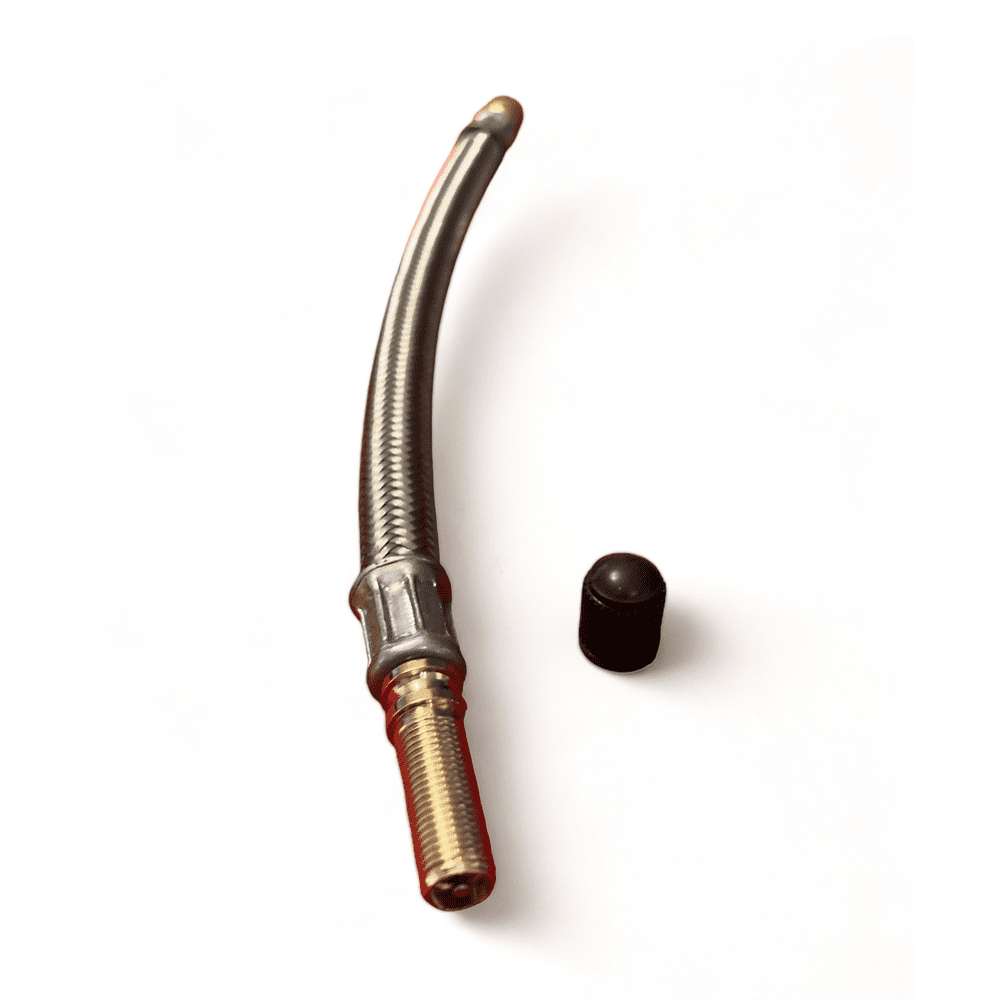 Tire Valve Adaptor, 7.9" Flexible Extension Valve Stem Adaptor, Auto ...