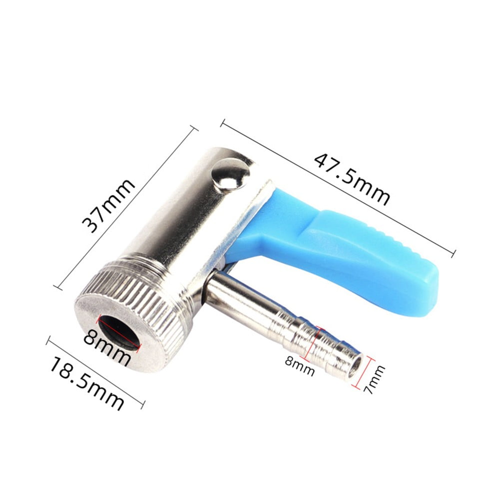 Tire Valve Air Inflation Chuck Pure Copper Pneumatic Inflator Pump ...