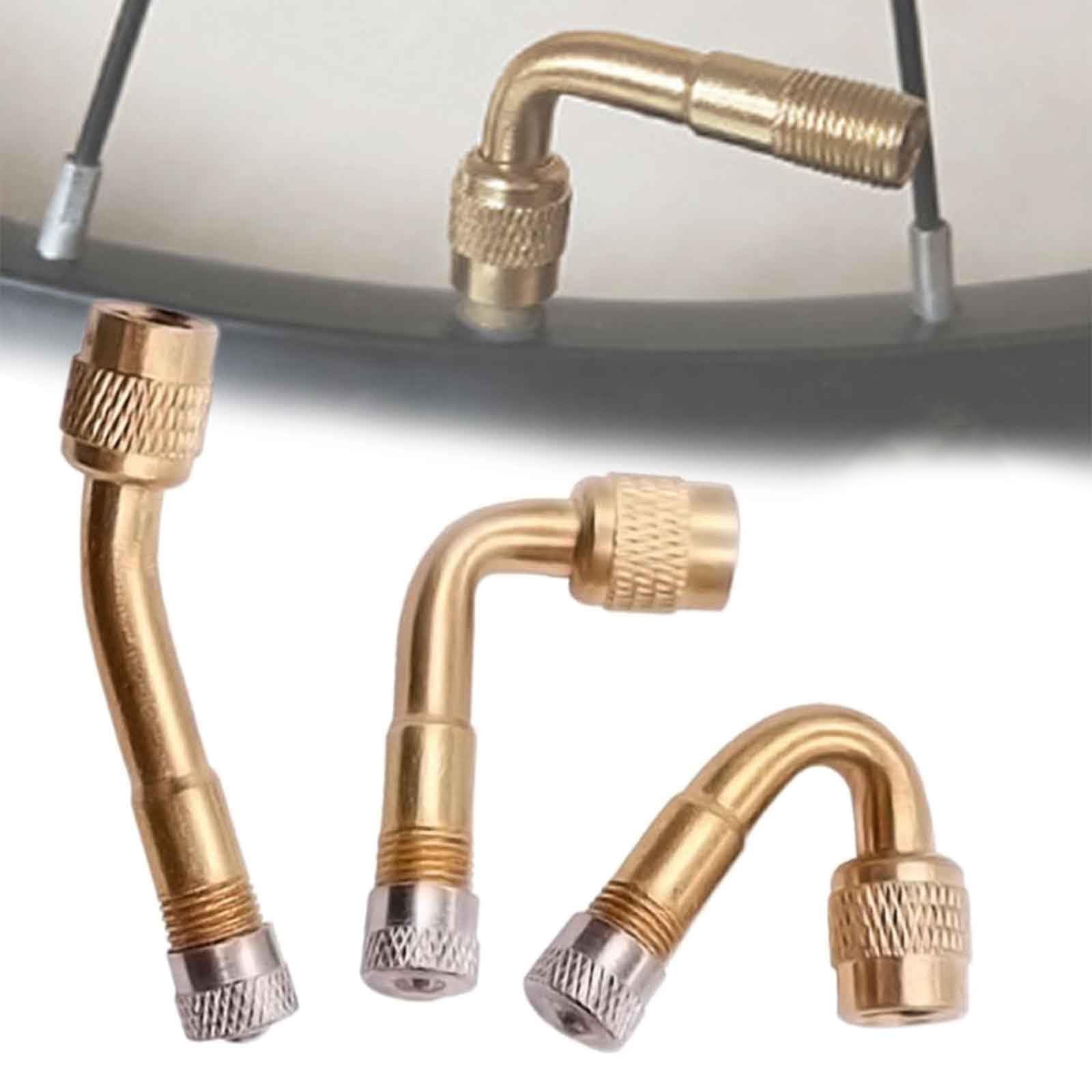 Tire Valve Extension, Multi-Function Pure Brass Inflatable Nozzle ...