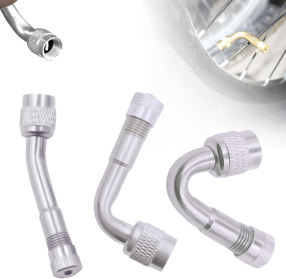 Tire Valve Extension, Universal Flexible Brass Tire Valve Extension Adaptor Tire Valve Extenders ...