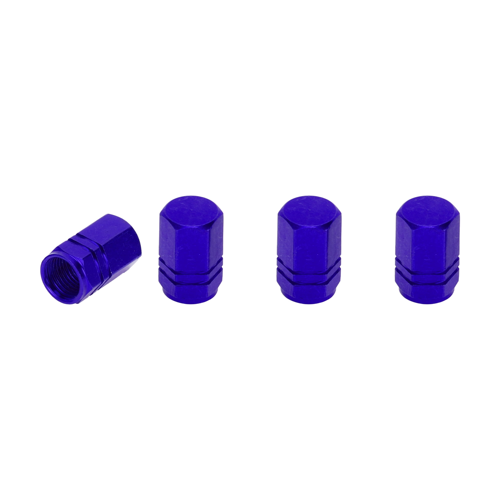 Tire Valve Stem Caps 10x16MM Car Wheel Valve Cap Aluminum Alloy Blue ...