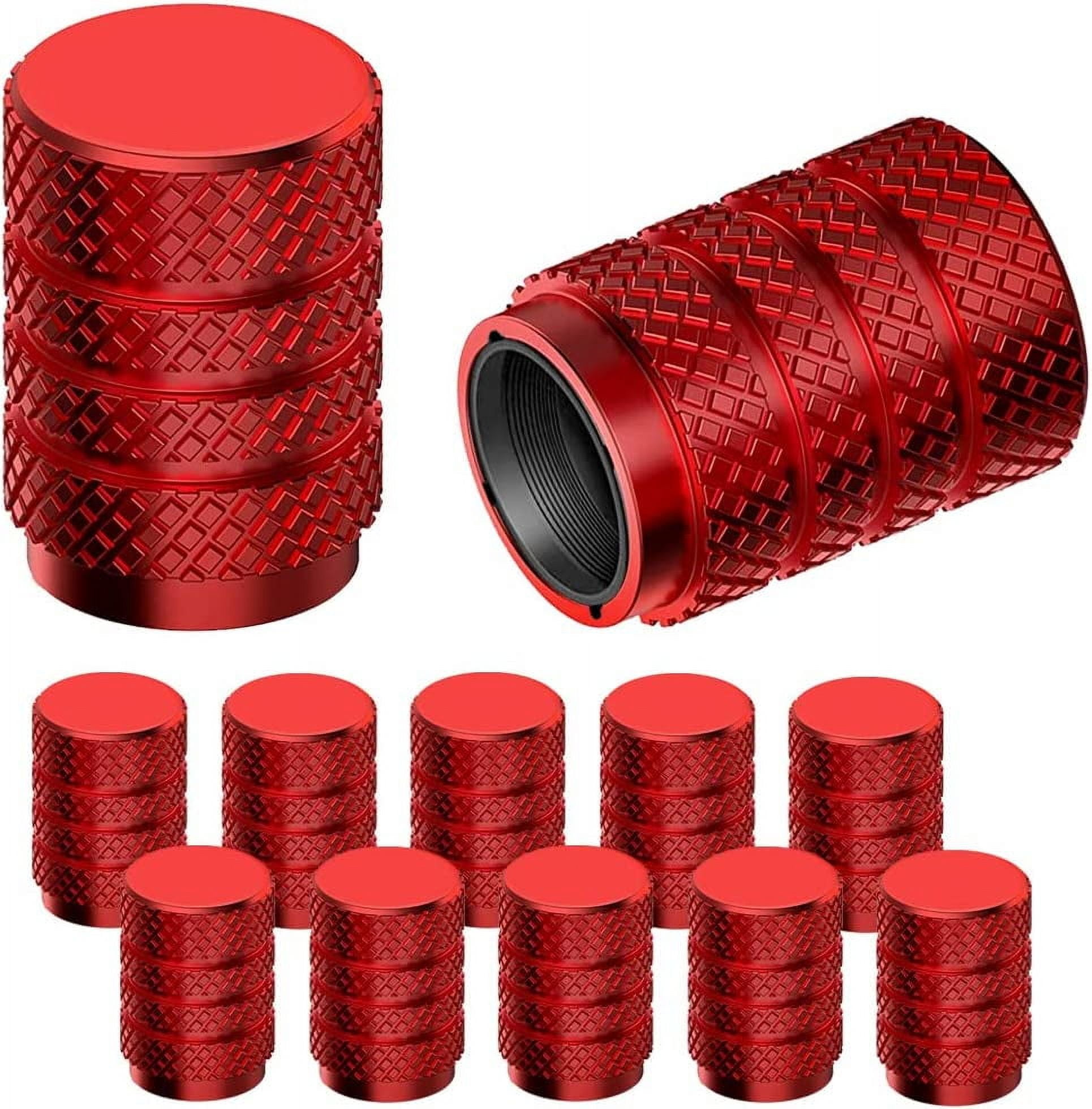 Tire Valve Stem Caps - 12 Pack Tire Caps with Corrosion Resistant ...