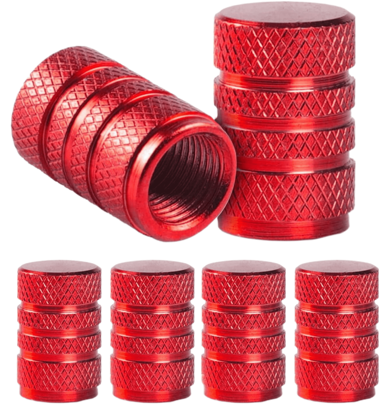 Tire Valve Stem Caps 4 Pack - Wheel Valve Stem Covers, Aluminum Alloy ...