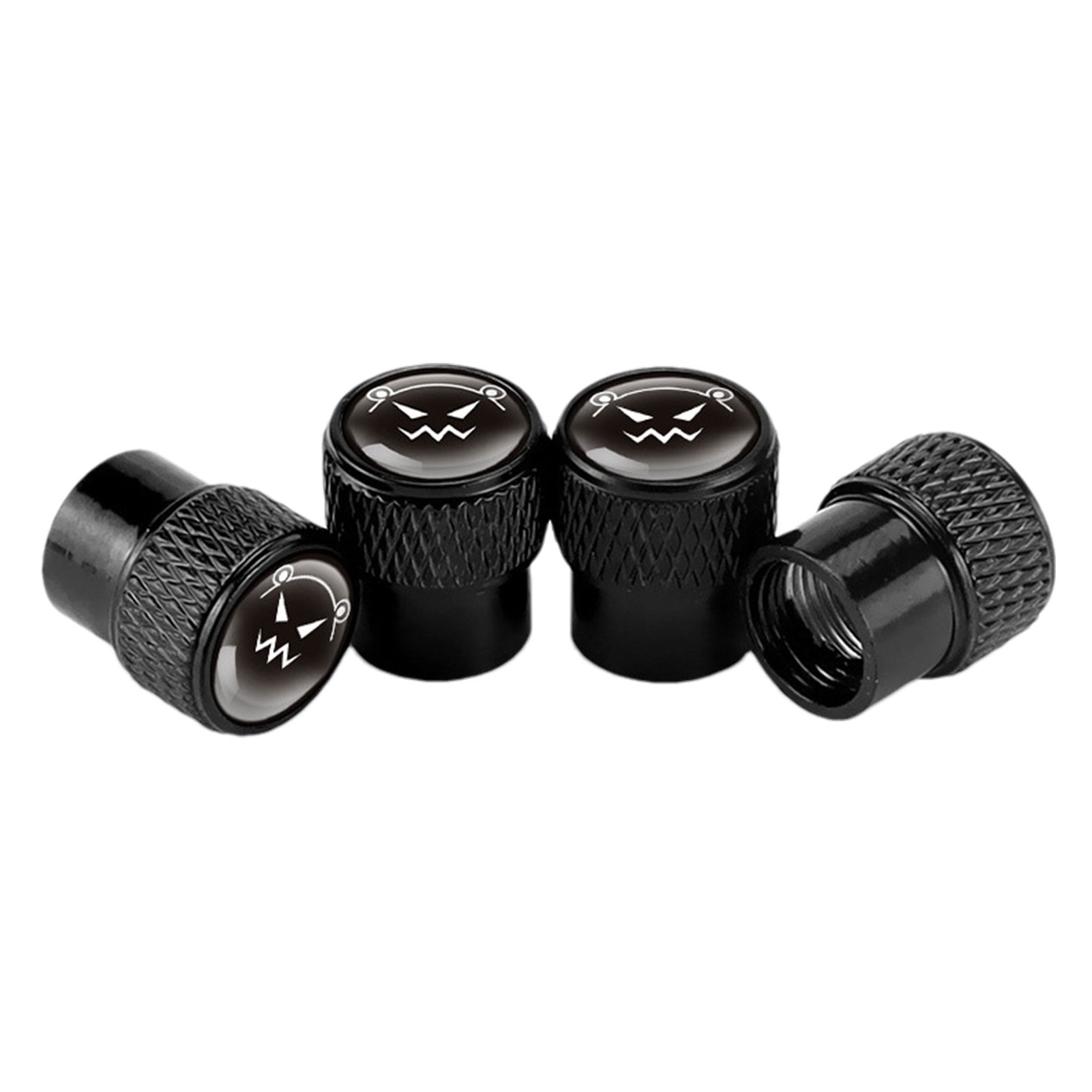Tire Valve Stem Caps, 4PCS Anodized Aluminum Tire Valve Cap Set ...