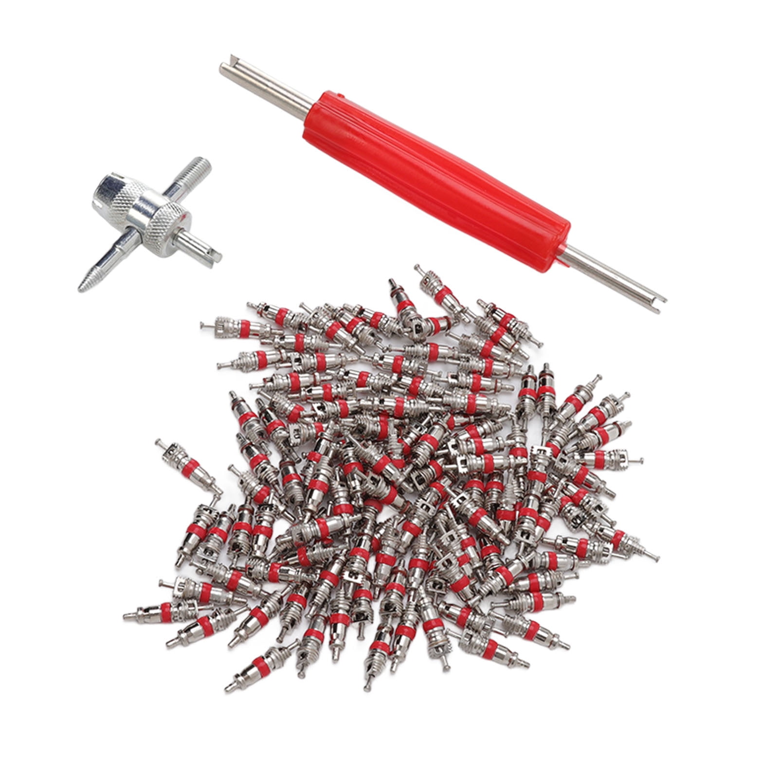 Tire Valve Stem Core Double Head Remover 4 Way Removal Repair Tool for ...