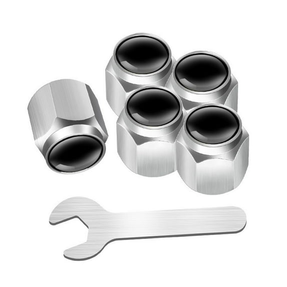 Tire Valves Stem Caps Metal with Rubber Seal Dust Proof Tire Valves ...