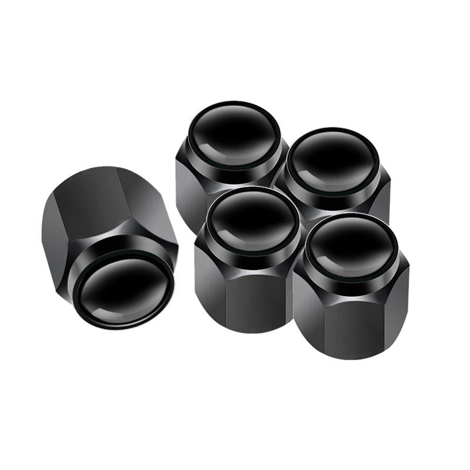 Tire Valves Stem Caps Metal with Rubber Seal Dust Proof Tire Valves ...