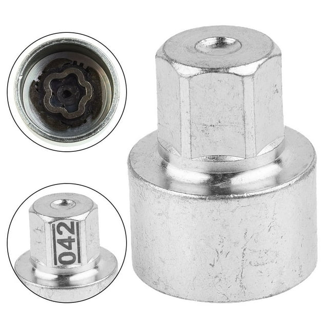 Tire Wheel Lock Anti Theft Screw Bolt 42 Key Socket For BMW F20/F21 ...