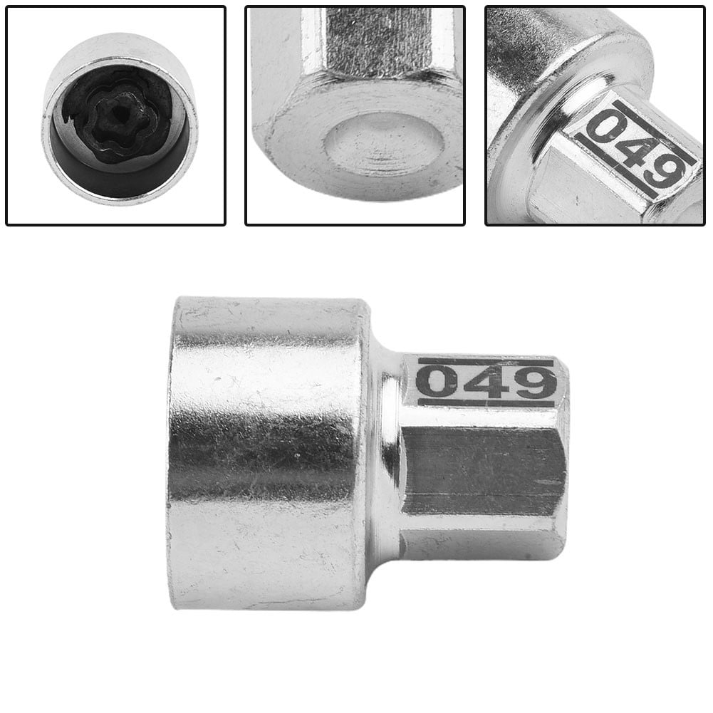 Tire Wheel Lock Anti Theft Screw Bolt 49 Key Socket For Bmw F20 F21
