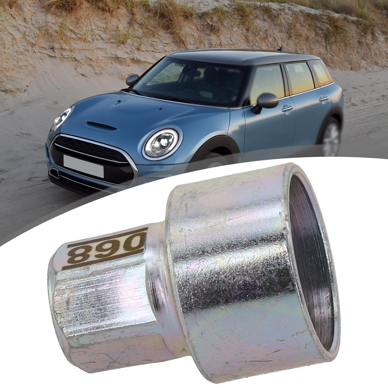 Tire Wheel Lock Anti Theft Screw Bolt 68 Key Socket Tyre Sleeve For Bmw ...