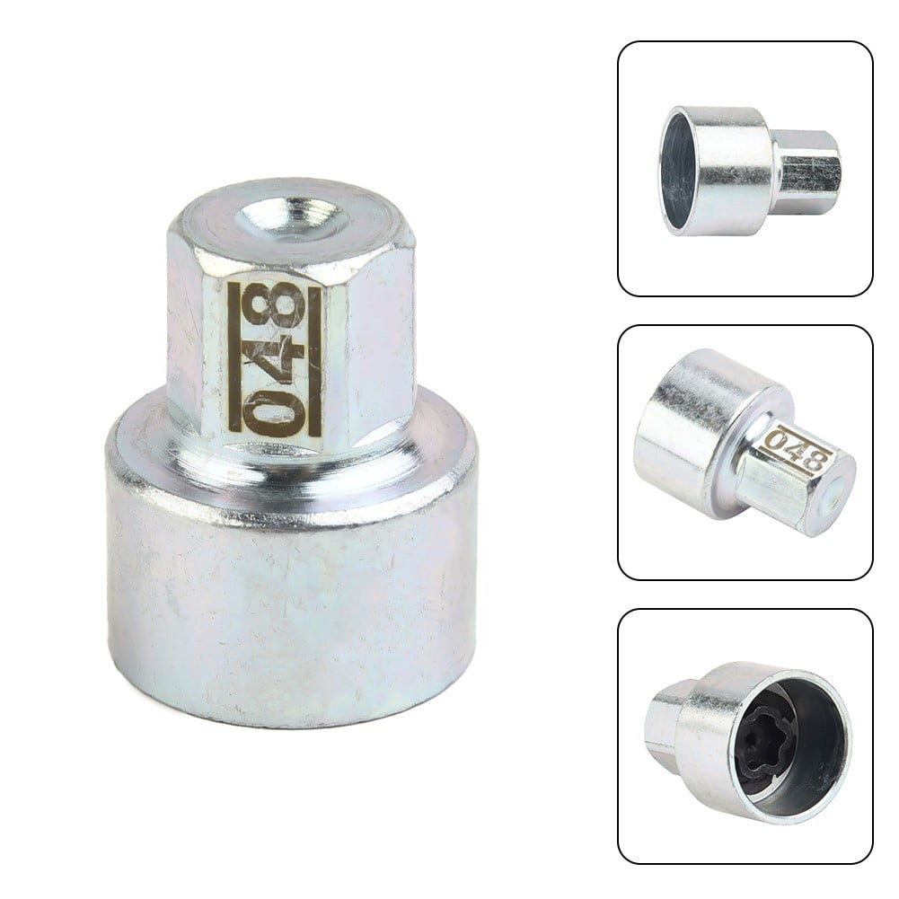 Tire Wheel Lock Anti-Theft Screw Lug Nut Bolt #48 Removal Key Socket ...