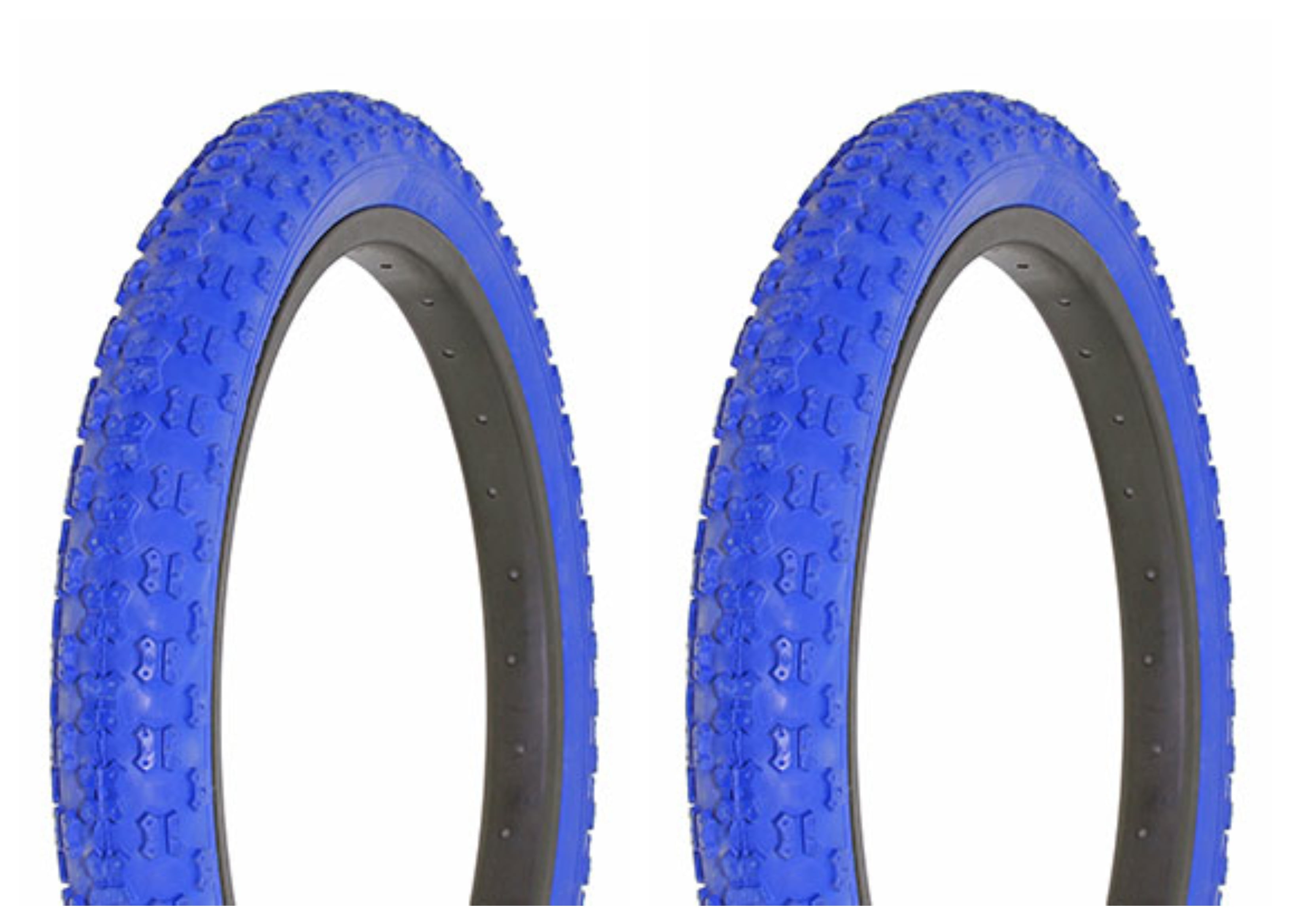 Tire set. 2 Tires. Two Tires Duro 18" x 2.125" Blue/Blue Side Wall HF ...