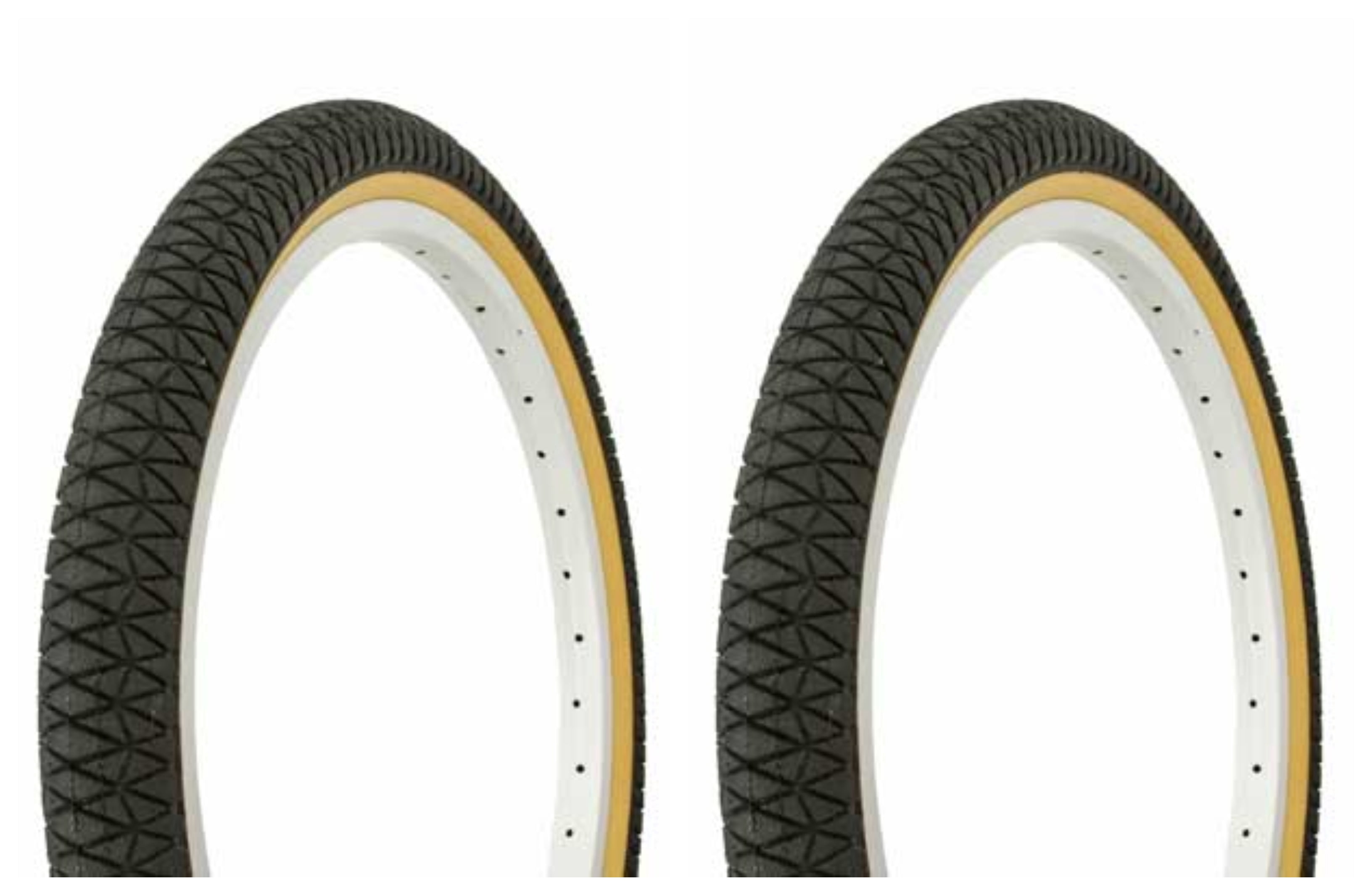 Duro 20 x 1.95 Black/Gum Tires for BMX, Cruiser, Lowrider - Walmart ...