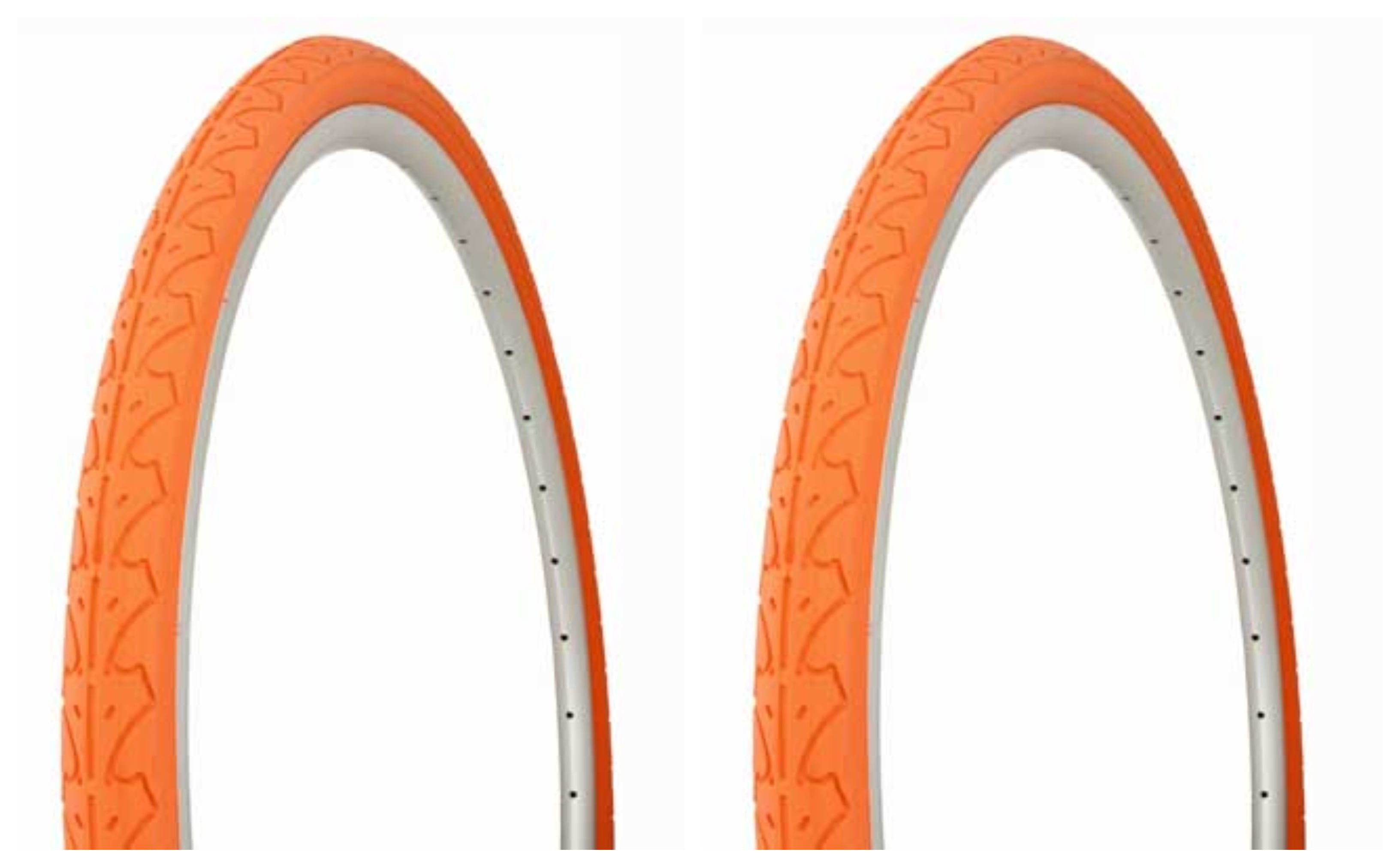 Tire set. 2 Tires. Two Tires Duro 700 x 38c Orange/Orange Side Wall HF ...