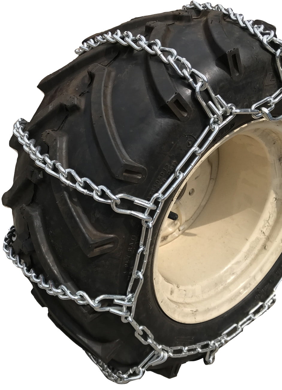 Tirechain 8X12, 23X8.50X12 Heavy Duty Tractor Tire Chains - Walmart.com