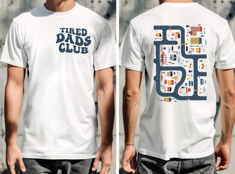 Tired Dads Club Shirt, Cute Tired Dads Club Shirt, Play Cars On Dad's ...