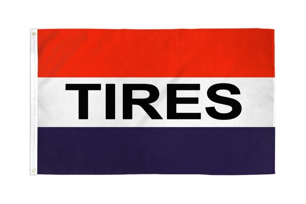 Tires Flag 3x5ft Poly - Walmart.com