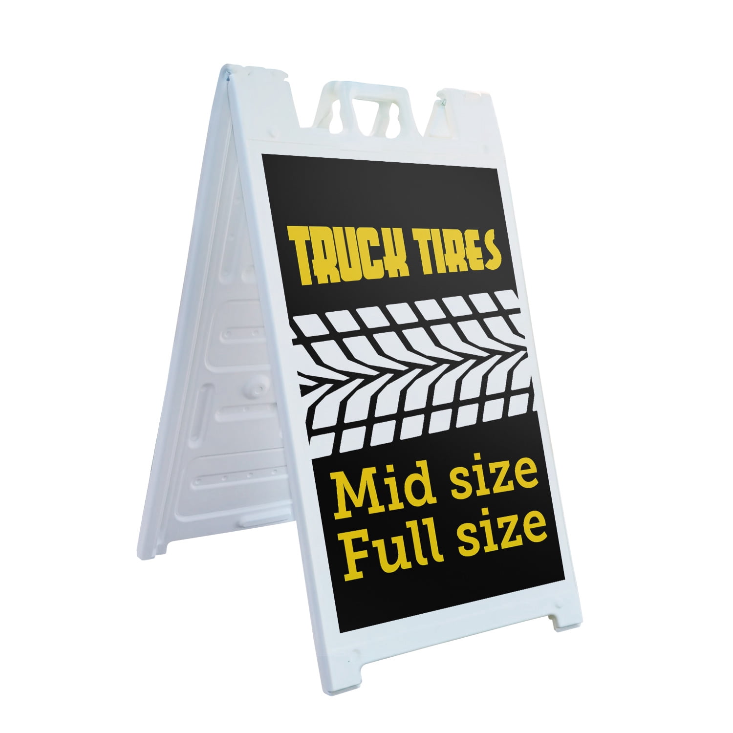 Tires Truck and Trailer 24" x 36" Double Sided A-Frame Sidewalk Sign ...