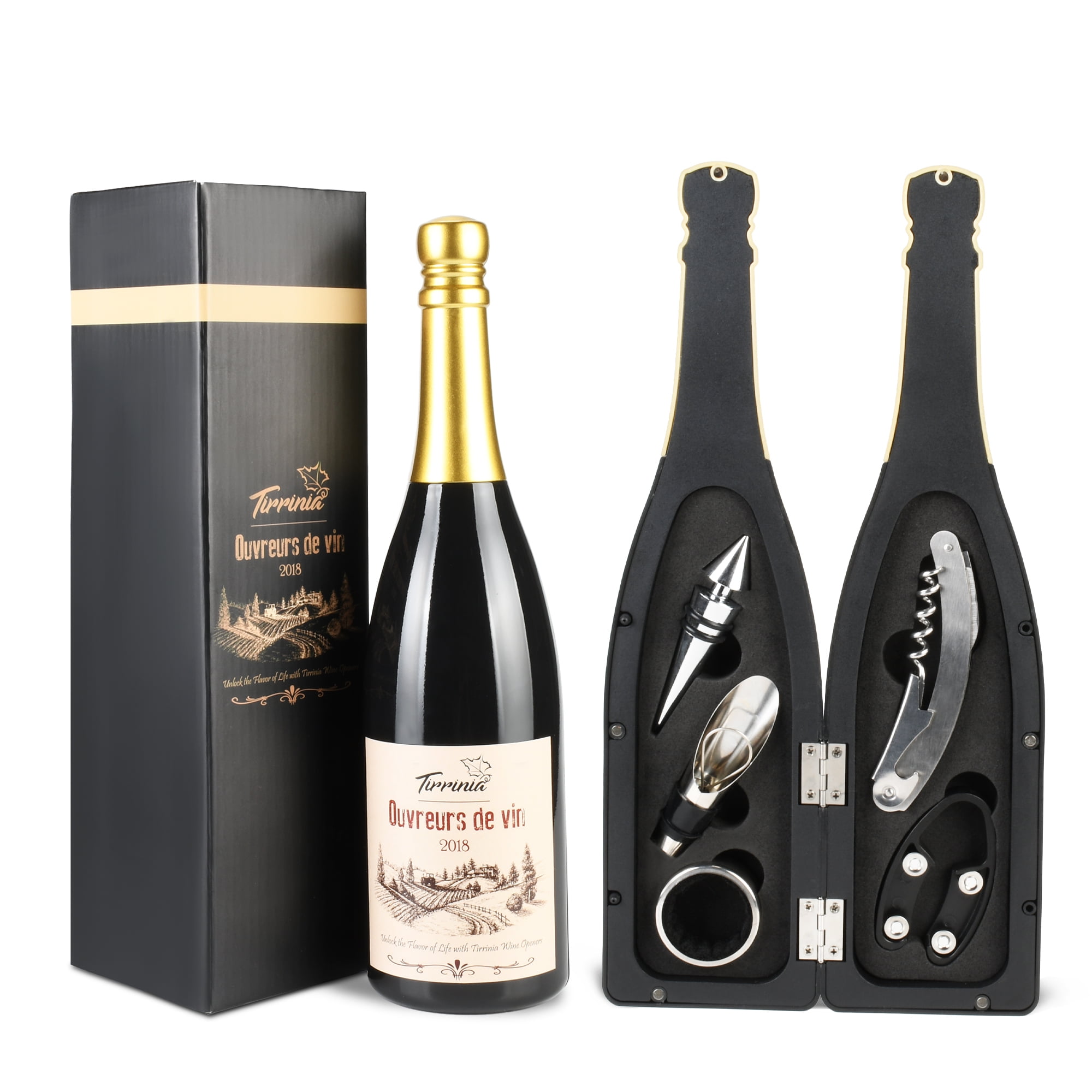 Tirrina Wine Opener Set Corkscrew Opener Kit Seahorse Knife, Wine ...
