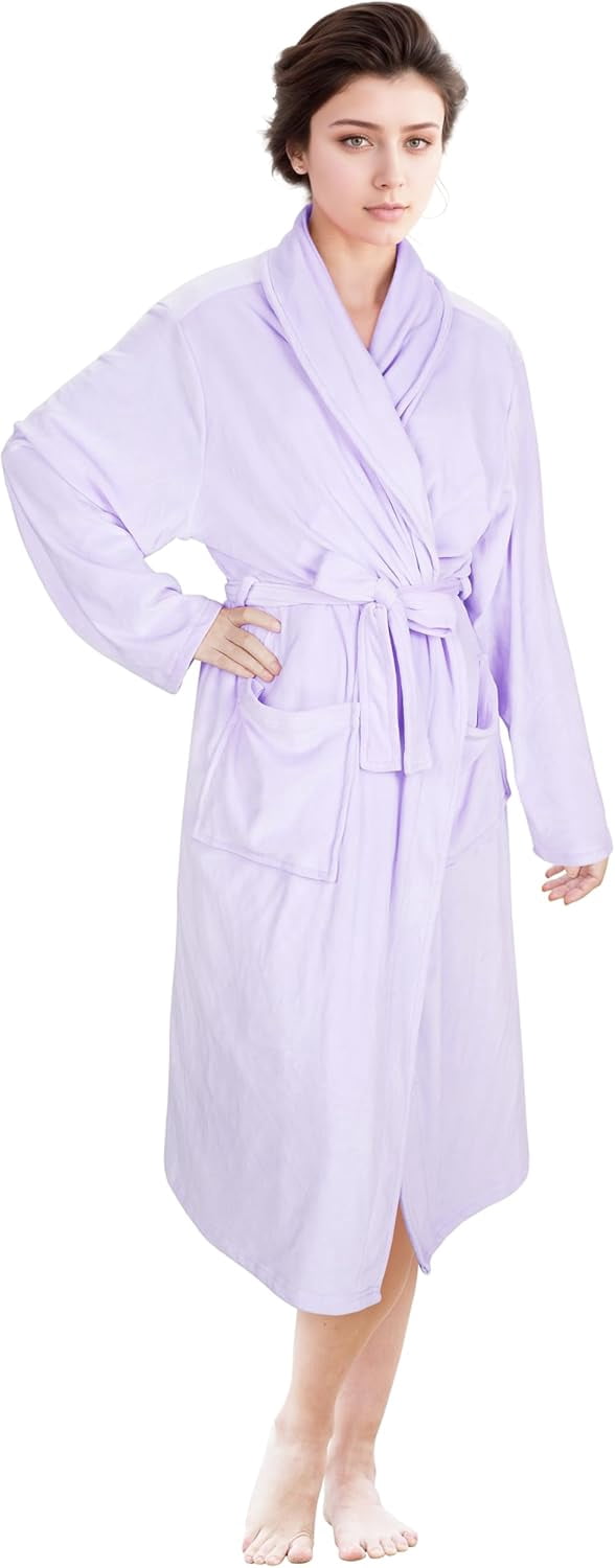 Tirrinia Comfort All-Season Robe, Ultra-Smooth Womens Robe, Breathable ...