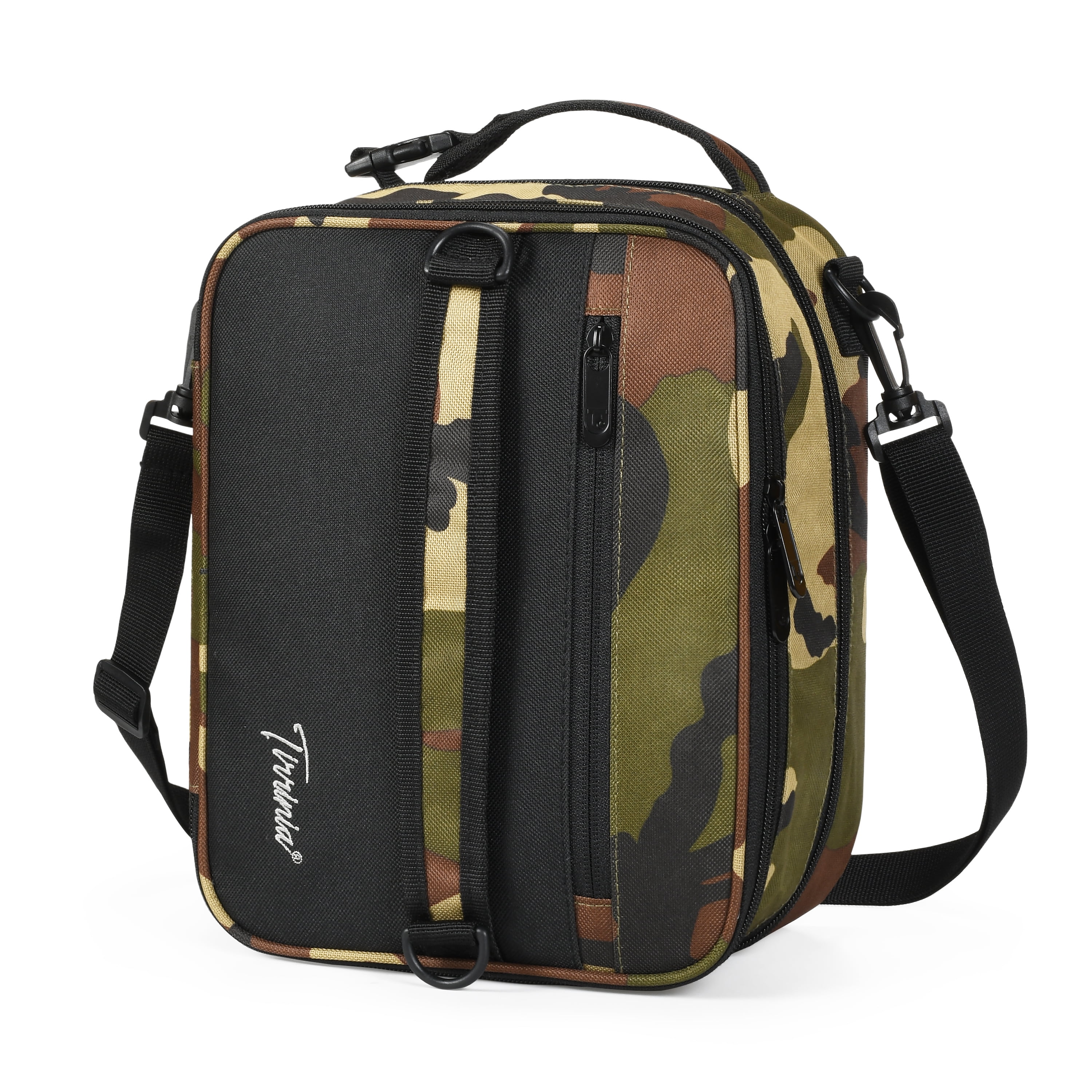 Tirrinia Expandable Insulated Lunch Bag, Compact Lunch Box With Double ...