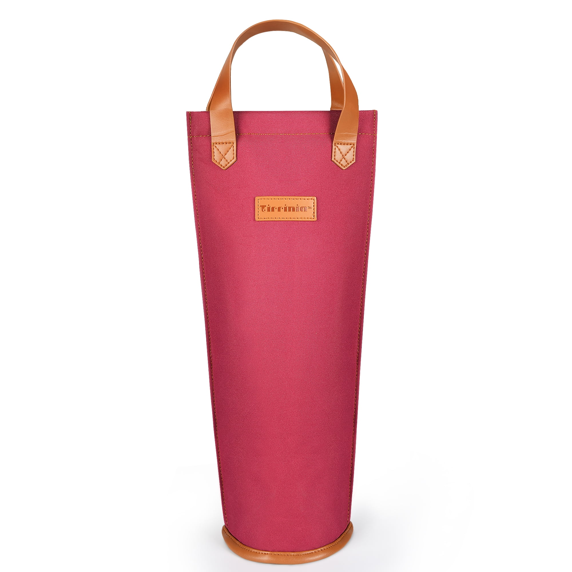 Tirrinia Insulated Single Bottle Wine Carrier Tote Cooler Bag for ...