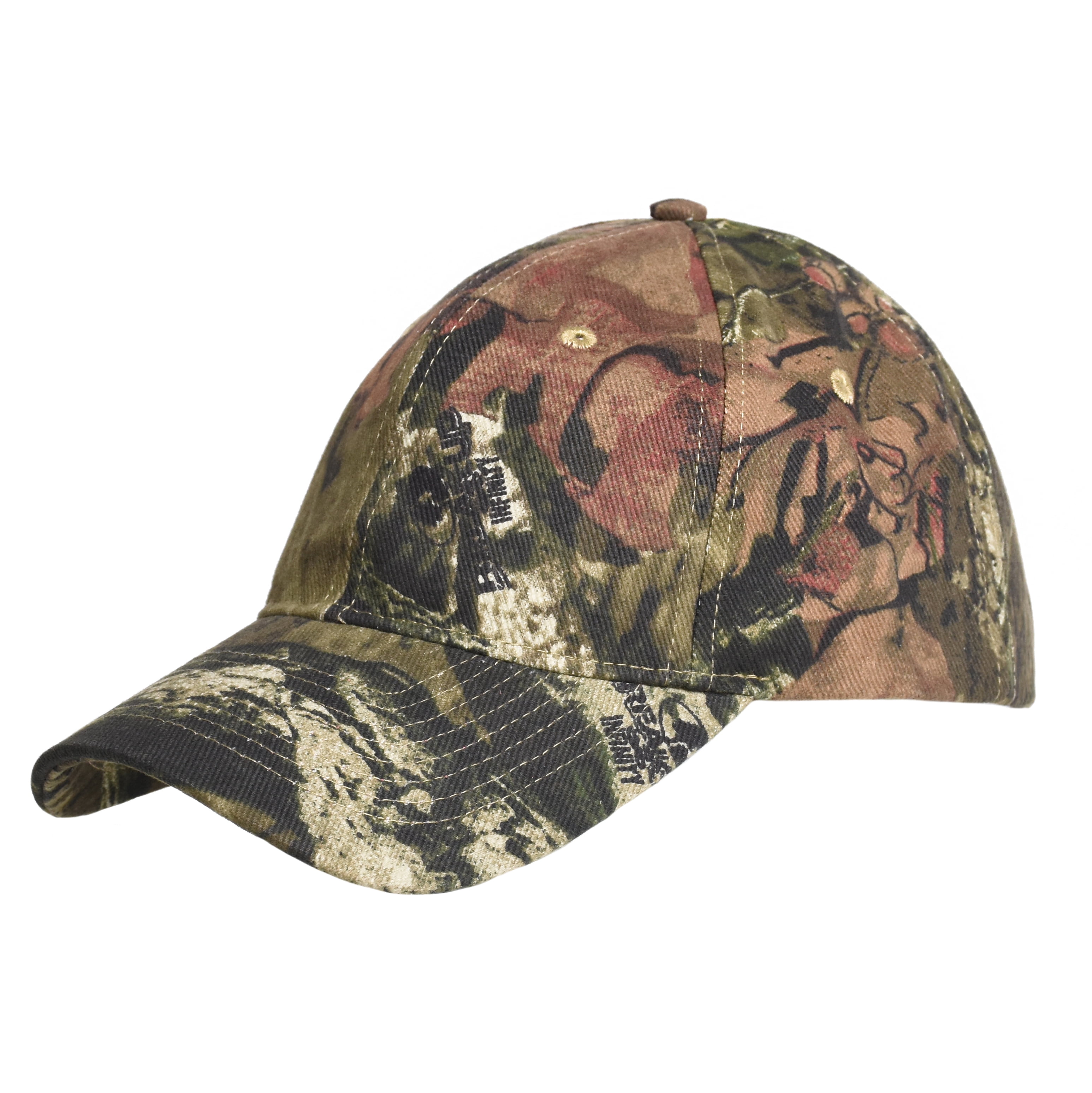 Tirrinia Men's Trout Ventilate Mesh Fish Embroidery Cap Fishing Hat ...