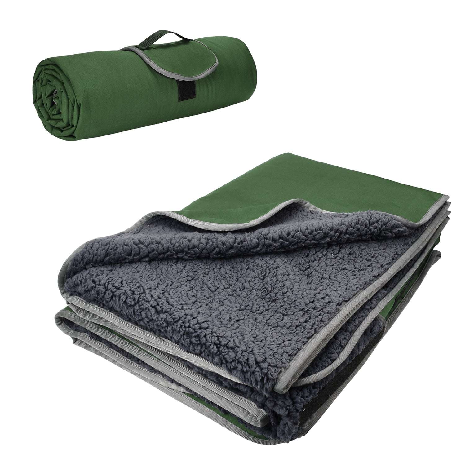 Tirrinia Outdoors Waterproof Throw Blanket, Stadium Windproof Sherpa ...