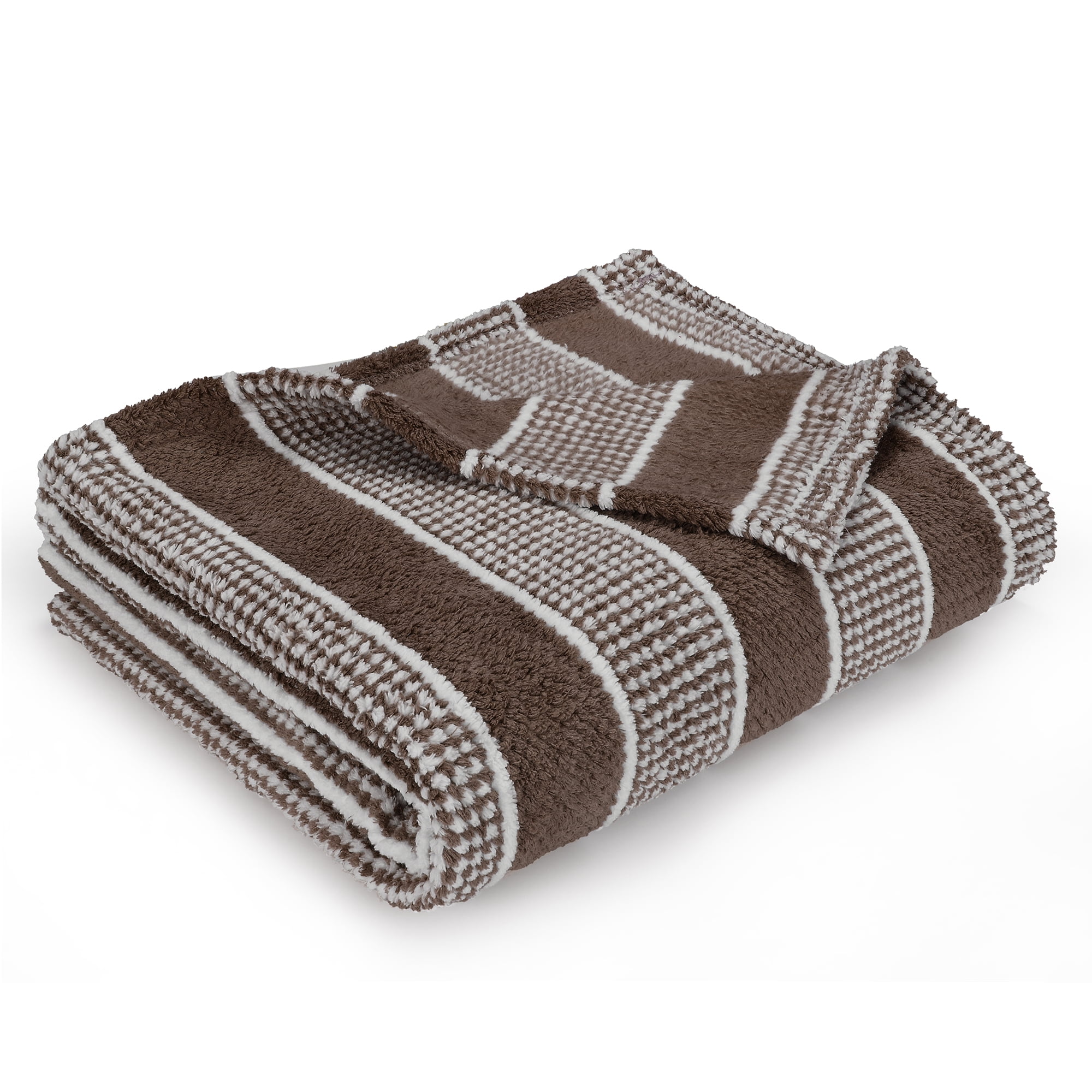 Tirrinia Clearance Striped Acrylic Blanket TV Throw 50" x 60", Super ...