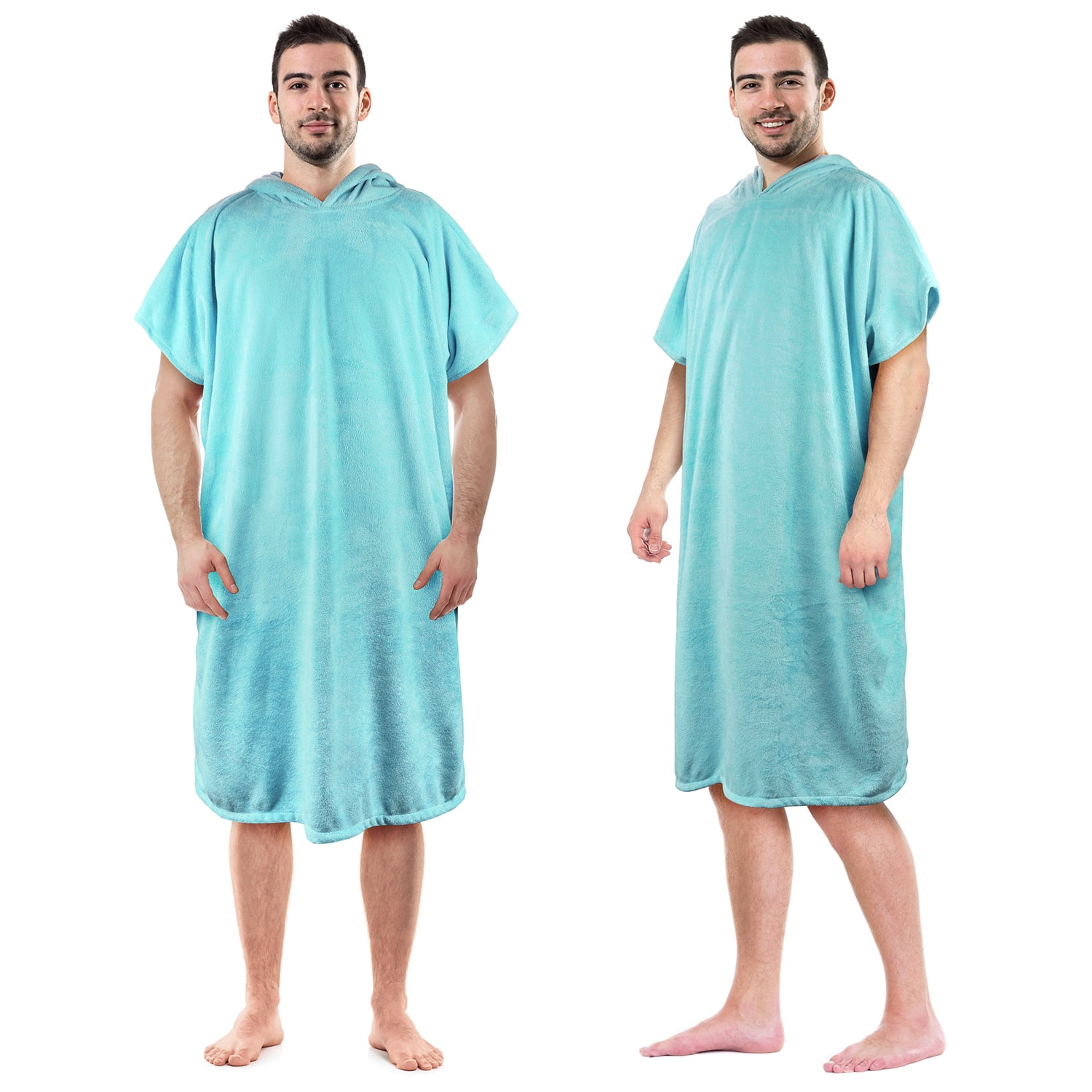Tirrinia Unisex Surf Poncho Changing Towel Robe for Adult Surfer ...