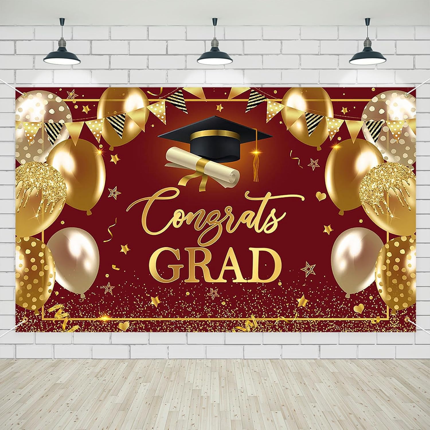 Tiruiarec Graduation Banner Congrats Grad Class of 2025 Backdrop ...