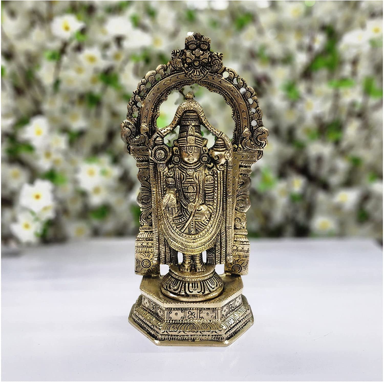Tirupati Balaji Statue in Brass Lord Balaji Idol Venkateswara Idol ...