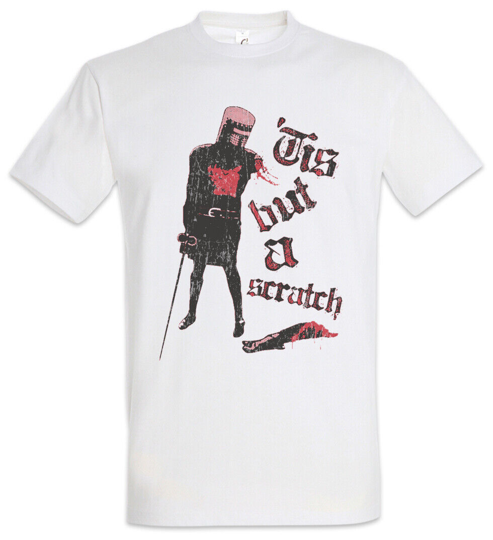 Tis But A Scratch T-Shirt Monty Fun TV Python Black and the holy Kinght Grail - Walmart.com