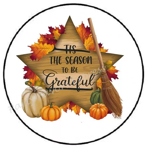 Tis The Season To Be Grateful Star Sticker Party Favors Sticker ...