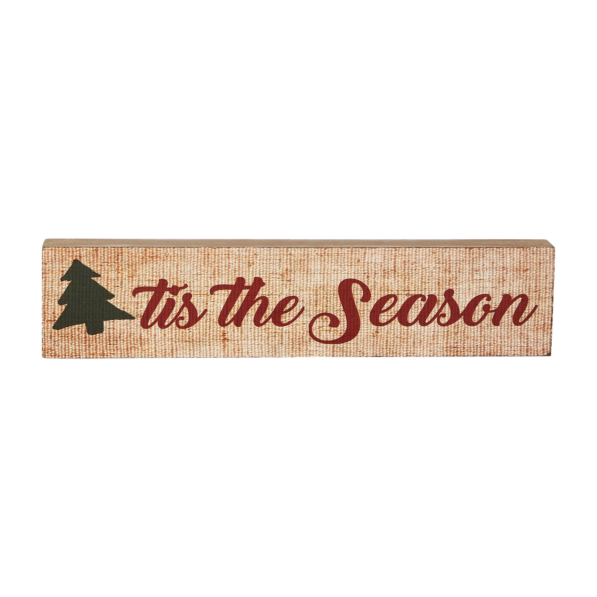 Tis The Season Block Sign 3x13 - Walmart.com