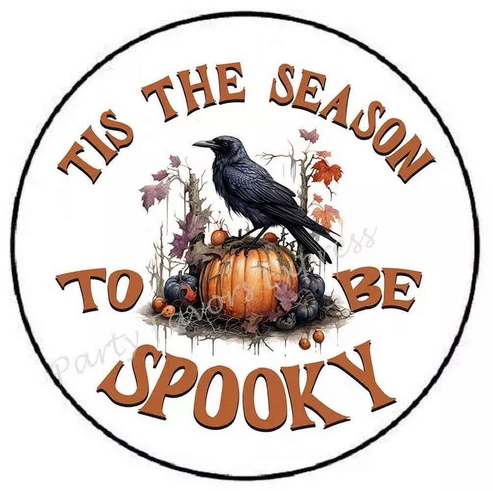 Tis The Season To Be Spooky Halloween Sticker Party Favor Envelope ...