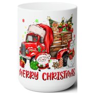 SDJMa 3D Santa Claus Mug, Cute 3D Santa Coffee Cup, Multi-Purpose Merry ...