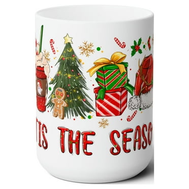 SDJMa 3D Santa Claus Mug, Cute 3D Santa Coffee Cup, Multi-Purpose Merry ...