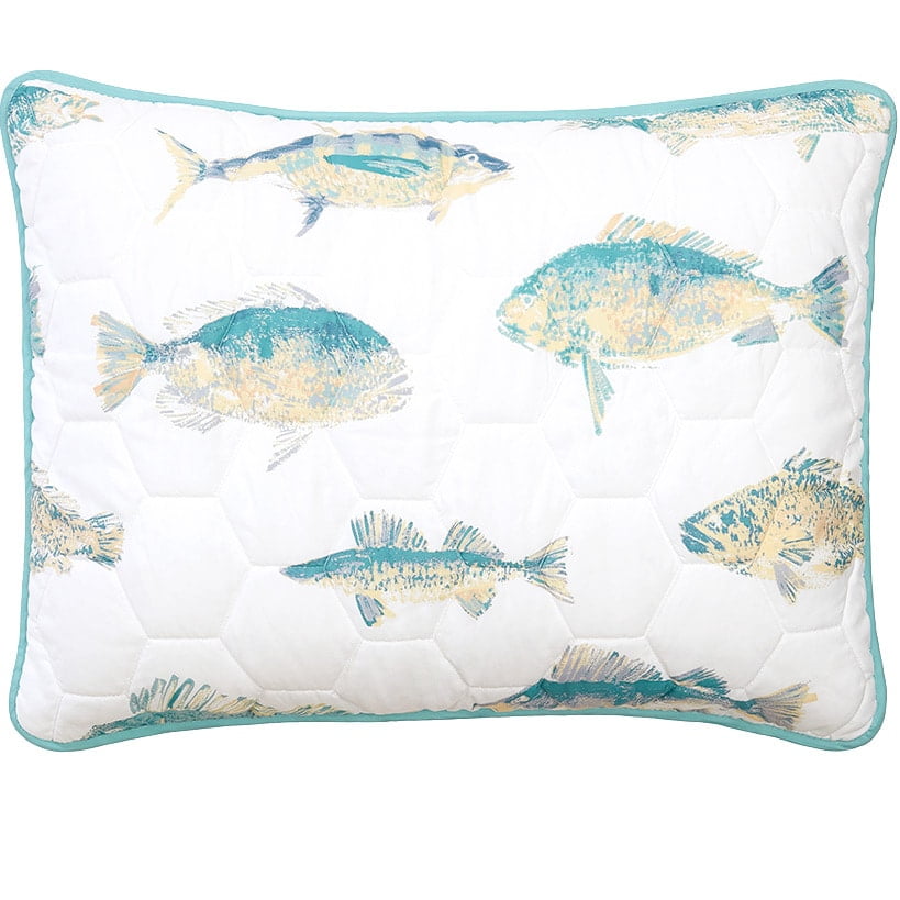 Tisa Fish Quilt Ensemble - Sham - Walmart.com