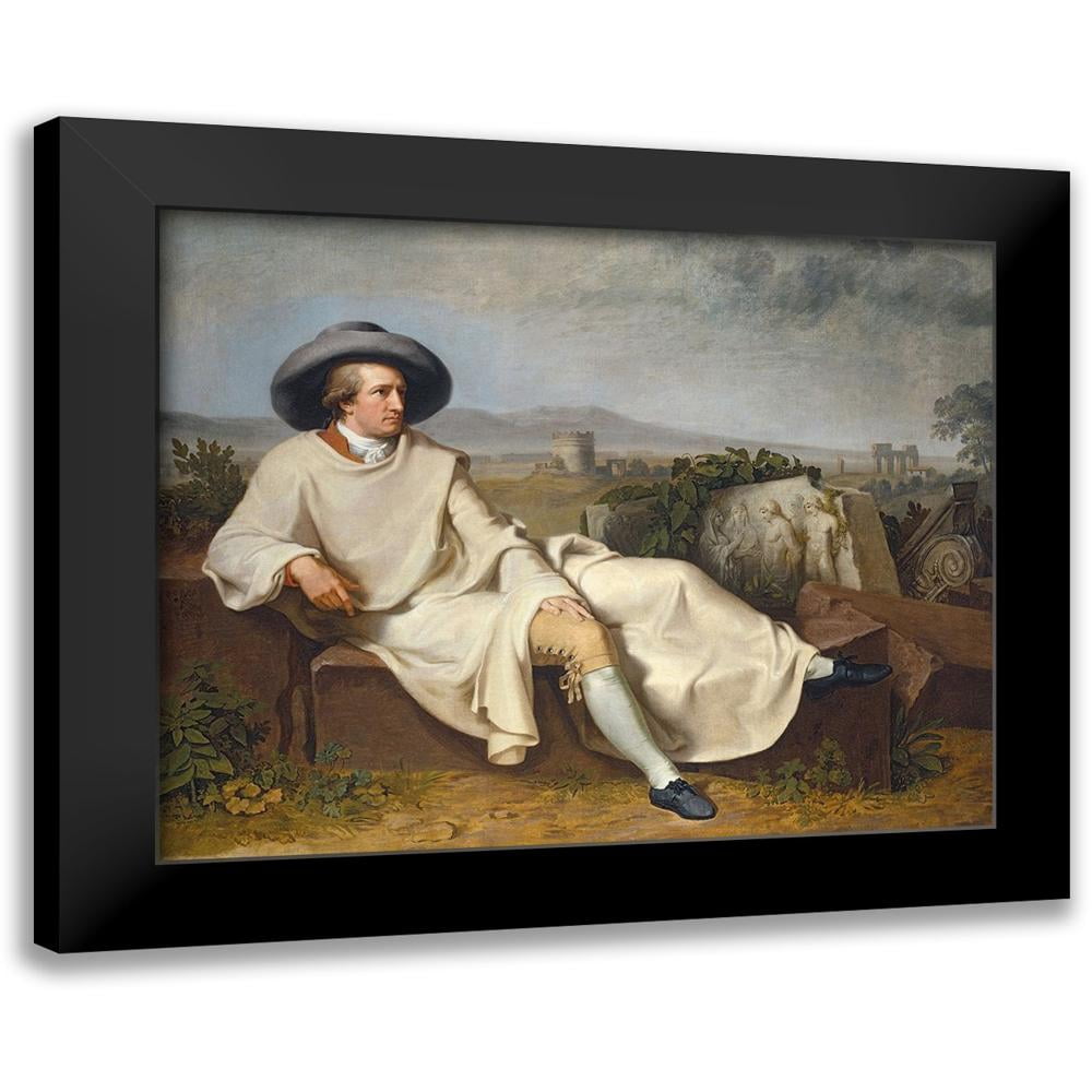 Tischbein, Johann Heinrich Wilhelm 14x12 Black Modern Framed Museum Art ...
