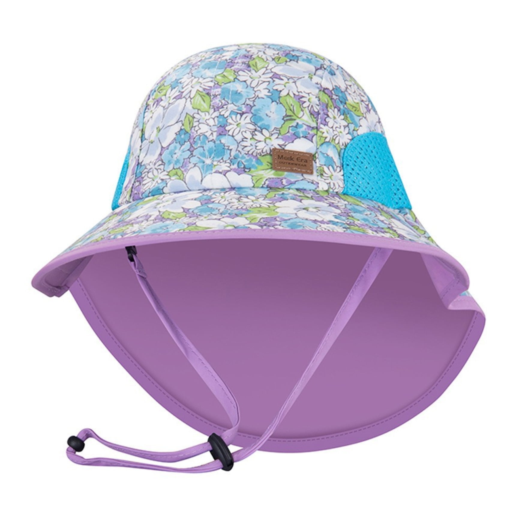 Tisoloow Infant SPF 50+ Sun Protection Hat, Floppy Water-Resistant Wide ...