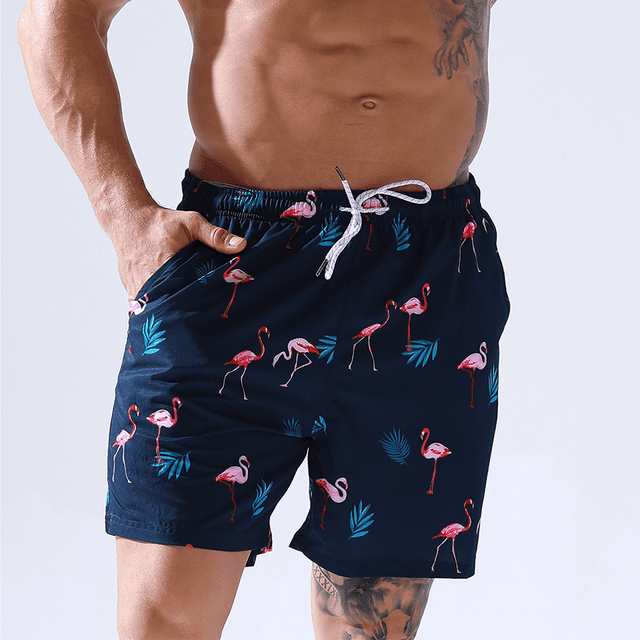 Tisoloow Mens Swim Trunks Quick Dry Swim Bathing Suits Beach Board ...