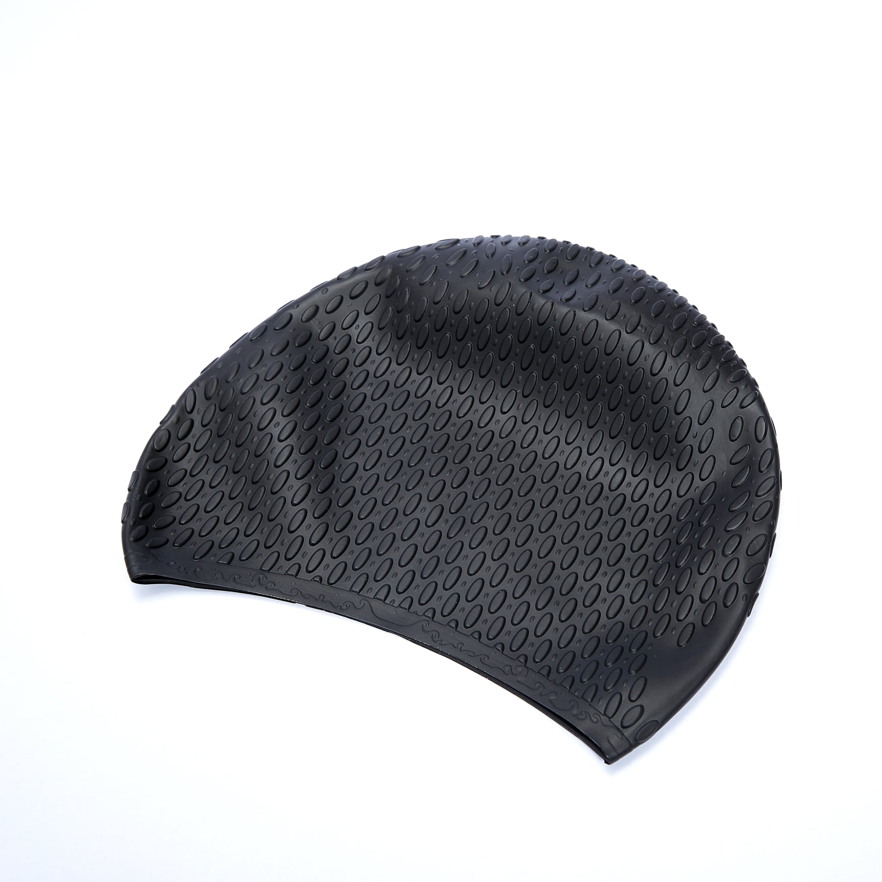 Tisoloow Silicone Swim Cap for Short Medium Long Hair Waterproof Shower ...